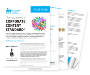 Do you need a Corporate Content Standard - Information Mapping
