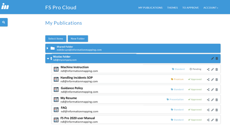 FS Pro for Word Business - Information Mapping