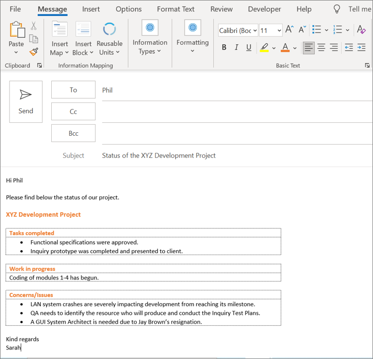 Making Email Work - Create better emails with Information Mapping