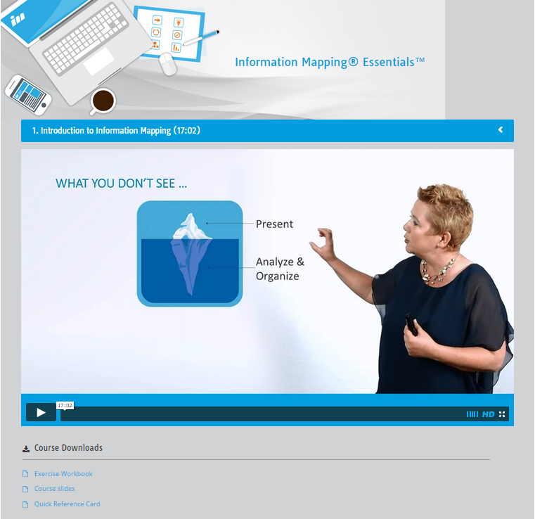 Information Mapping Essentials Video Course
